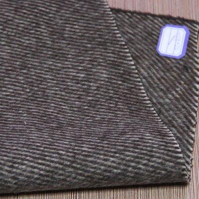 Mix Blue Tweed Medium Weight Wool Fabric Wind Resistant For Warmest Winter Jacket