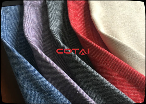 Explosion 2018 Hot red 10cm herringbone Korea style hot sale in winter women's overcoat 50% wool 900g/m; 600gsm