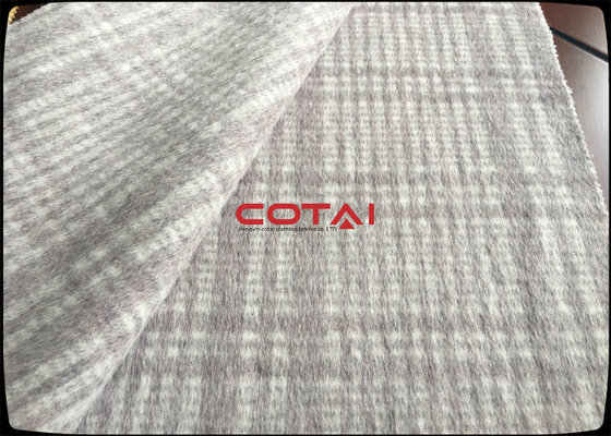 Manufacturer Light Pink 15cm Whole Plaid/Tartan 60% wool soft woven wool fabric