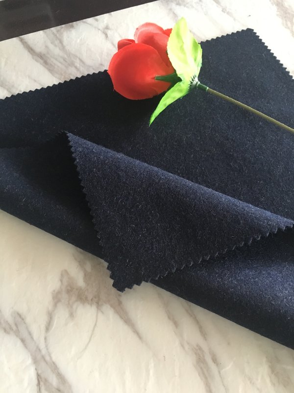 Durable Work Coat Cashmere Wool Blend Suiting Fabric , Wool Serge Fabric In Stock