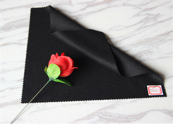Bedding / Furniture / Jacket Twill Wool Fabric  Black Upholstery 150 CM Width Sturdy