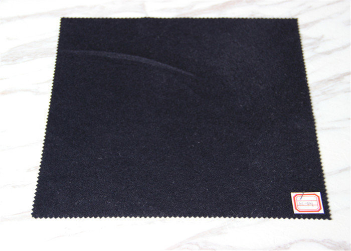 Dark Blue Coat Wool Fabric In Stock , Wool Boucle Fabric For Mens Work Jackets