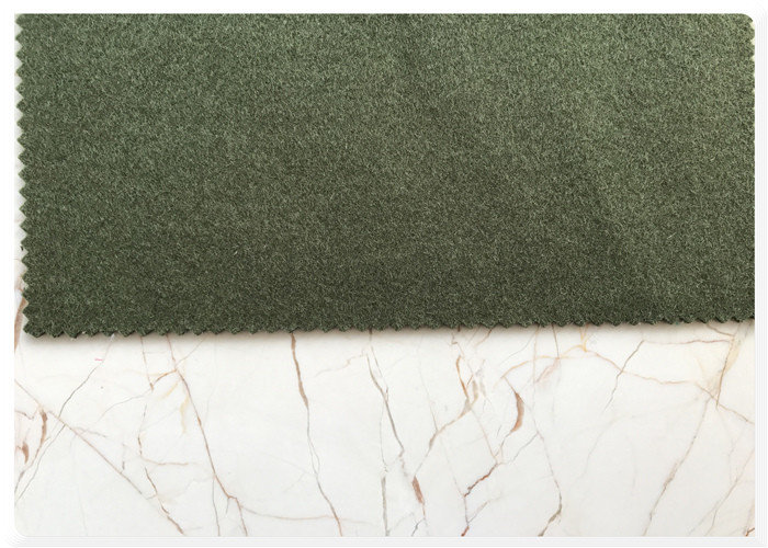 Cold Season 720 G / M Double Faced Wool Fabric Dark Green 150CM Width