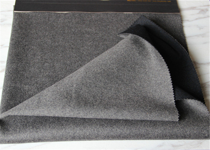 Customized Double Faced Wool Coating Fabric Different Color Windproof In Stock