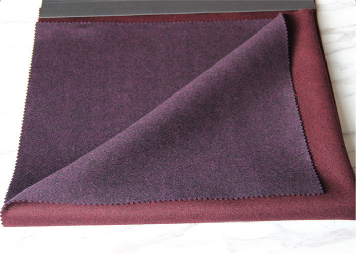 Various Colors Double Sided Wool Fabric For Top / Medium Grade Garments