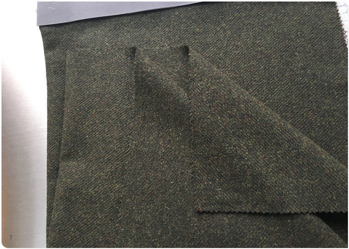Army Green Micro Twill Fabric Military Overcoats 50 Wool Lightweight