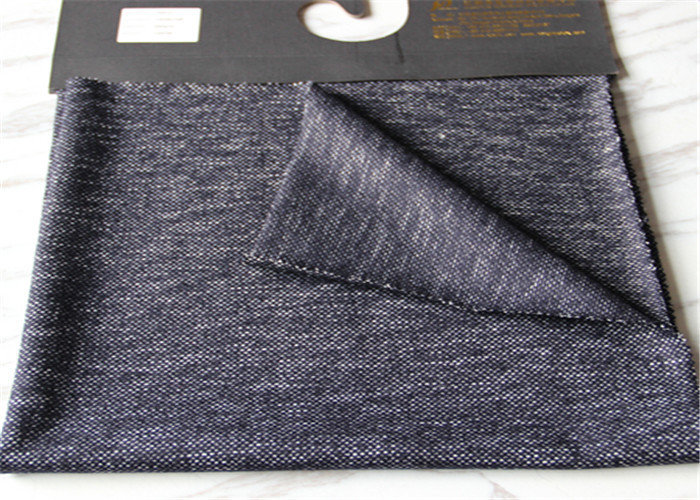 Sport Shoes Stretch Wool Fabric Lightweight 140CM Width Navy White