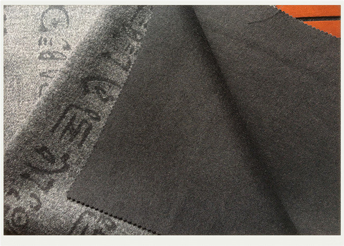 Gray Knit Jacquard Fabric With Oracle Bone Inscriptions , Woven Jacquard Fabric