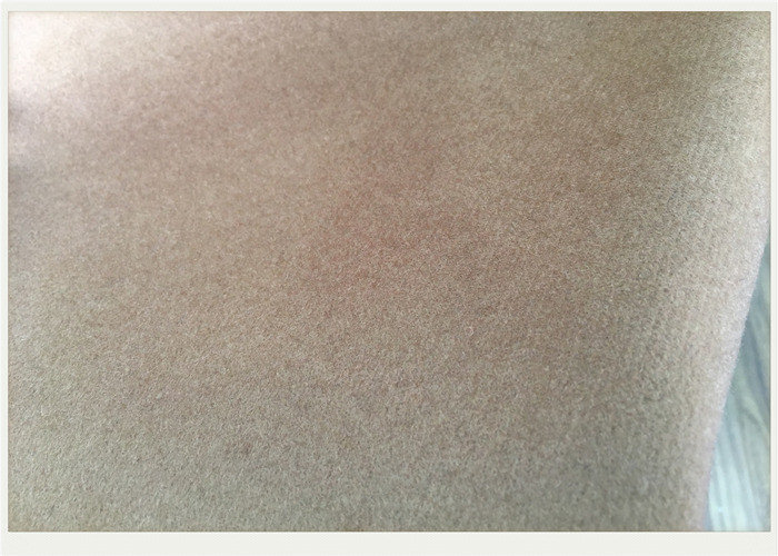 Light Camel Wool Fabric 50w 50p , Soft Wool Blend Suiting Fabric 680g Per Meter