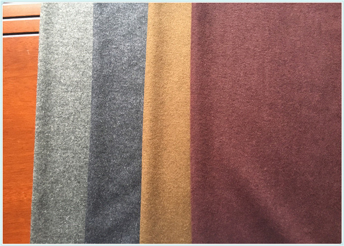 26% Wool Soft Melton Wool Fabric ODM  For Durable Womens Wool Winter Coats