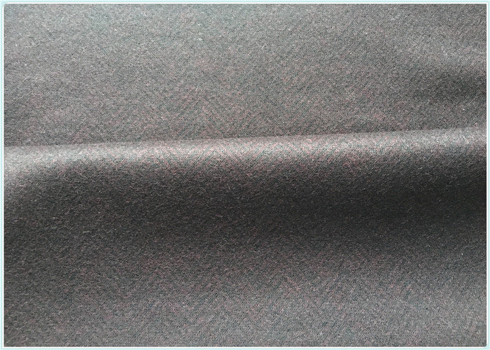 Herringbone Childen'S Cloth Stretch Wool Fabric 650g / M 55P Breathable Warm