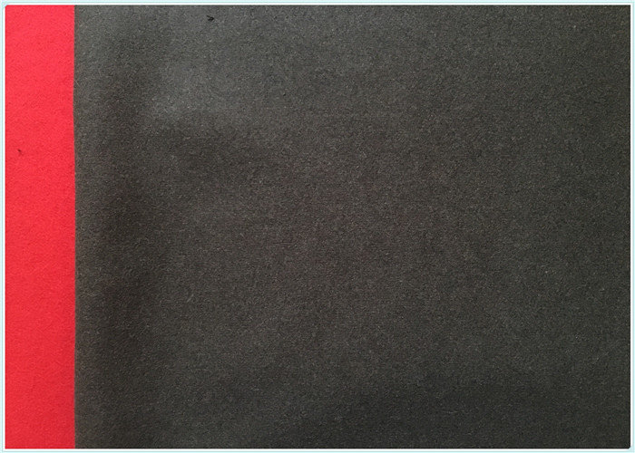 Army Green Thick Melton Wool Fabric In Stock Water Resistant Windproof 840 G / M