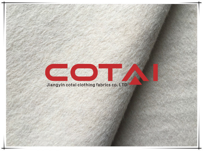 Multi - Colors 5% Alpaca Wool Fabric Creamy White Mohair Suit Fabric