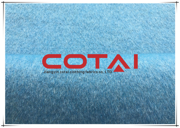 600GSM 59" Alpaca Wool Fabric , Women / Men Winter Coat Double Sided Alpaca Fabric