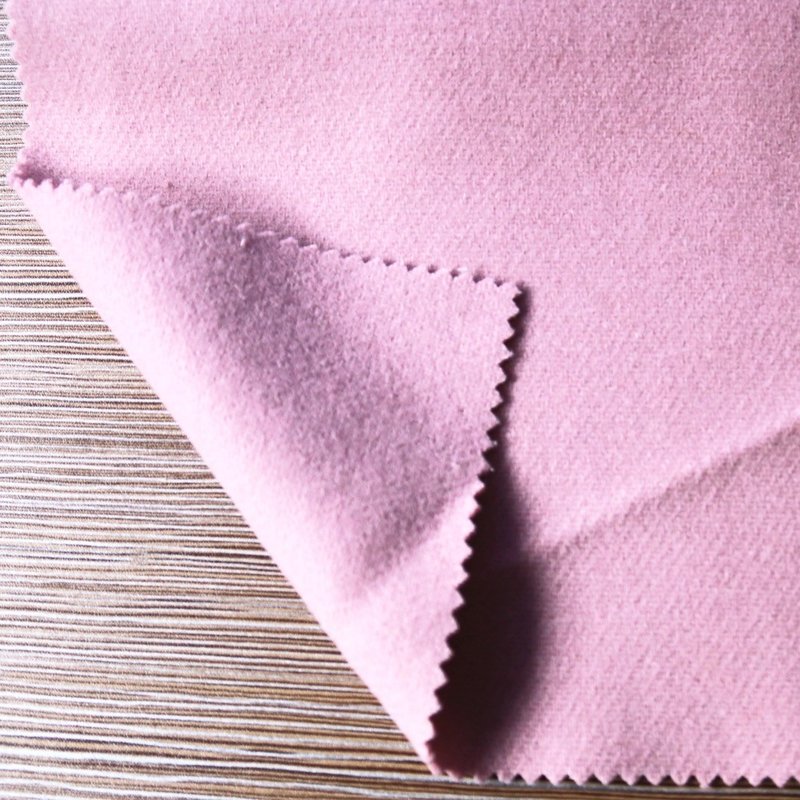 Beautiful Coral Rolls Of Fleece Fabric Double Sided Twill With Plain