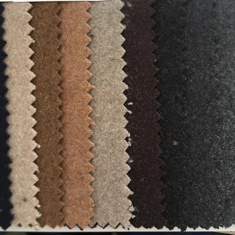 Elegant Soft Wool Fabric Anti - Static Shrink - Resistant Graceful Color