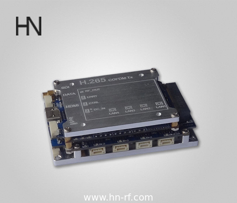 H.265 CVBS/HDMI/SDI long range low latency cofdm video transmitter & receiver  module