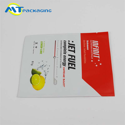 Zipper Design 3 Side Seal Pouch Easy To Display ISO9001 Certification