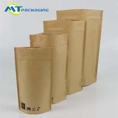 Coffee Biodegradable Food Packaging Bags With Customized Logo Printing