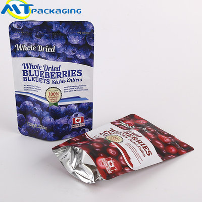 Customized Colorful Printing Snack Packaging Bags Laminated Material With Zipper