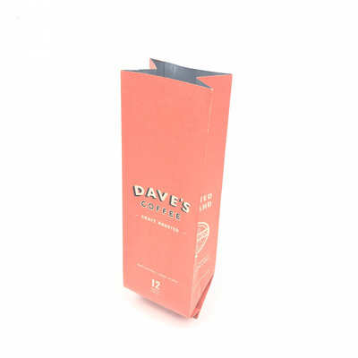 Food Grade Side Gusset Pouch With One Way Exhaust Valve Color Optional