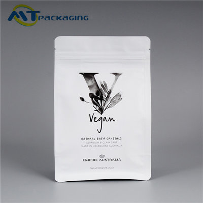 Waterproof Flat Bottom Pouch Convenient Storage Customized Thickness Gravure Printing