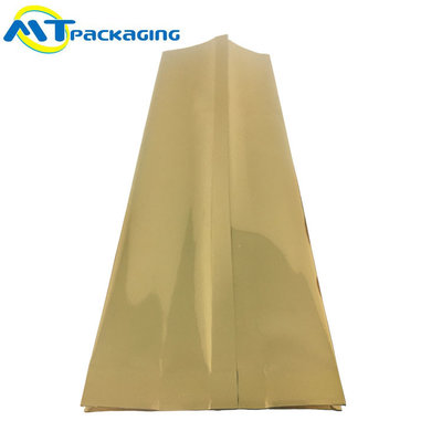 Back Seal Side Gusset Pouch Gold Plated For Coffee Chocolate 10 Colors