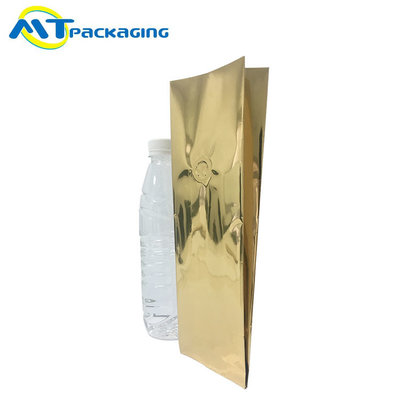 Back Seal Side Gusset Pouch Gold Plated For Coffee Chocolate 10 Colors
