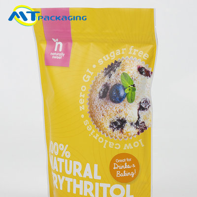 Custom Colored Cashew Nuts Packaging , Standing Pouch With Zipper