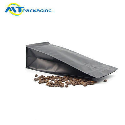 1000G Zipper Design Flat Bottom Pouch Convenient Storage For Coffee Packaging