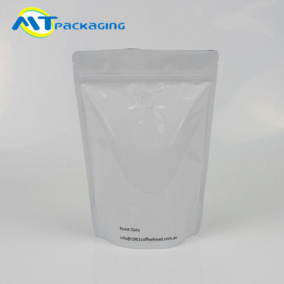Eight Side Sealed Coffee Packaging Bags Stand Flat Suitable For Shelf Display