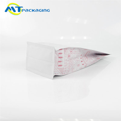 Laminated Material Flat Bottom Pouch Accept Customized Logo Color Optional