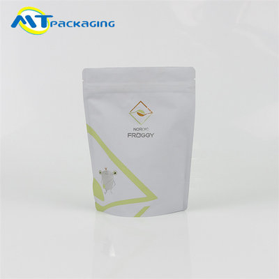 Oxygen Proof Stand Up Resealable Pouch , Custom Printed Zipper Pouch