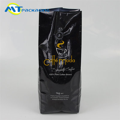 Oxygen Proof Gusseted Reclosable Bags , Stand Up Barrier Pouches With Valve