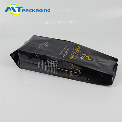 Oxygen Proof Gusseted Reclosable Bags , Stand Up Barrier Pouches With Valve