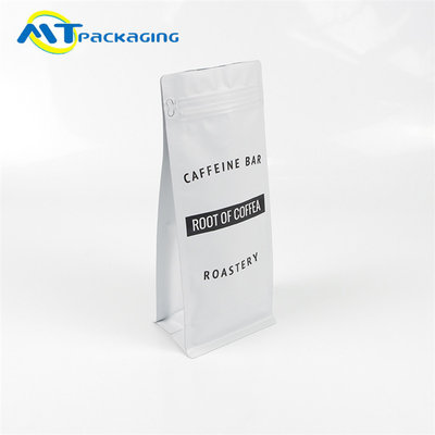 Customized Printed Flat Bottom Pouch Easy To Display For Roast Coffee
