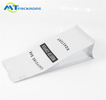 Customized Printed Flat Bottom Pouch Easy To Display For Roast Coffee