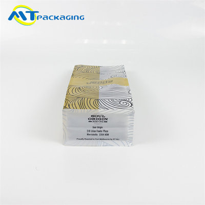 Leak Proof Flat Bottom Gusset Bags With Reseal Function For Dried Fruit