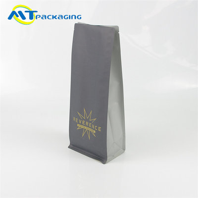 Self Supporting Flat Bottom Pouch Moisture Proof For Coffee Beans