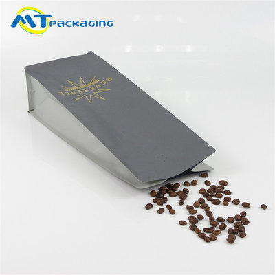 Self Supporting Flat Bottom Pouch Moisture Proof For Coffee Beans