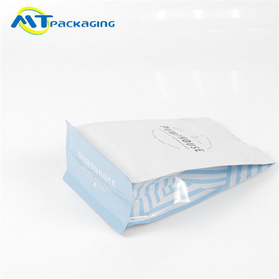 Multi Color Flat Bottom Pouch Long Storage Time For Nut Packaging