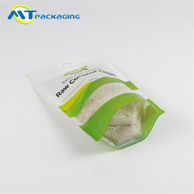 Coconut Chips Stand Up Gusseted Pouch Moisture Proof Color Optional