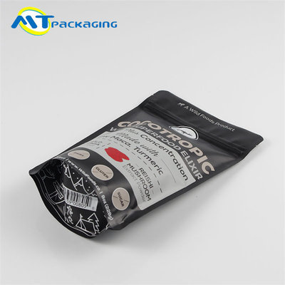 Food Grade Stand Up Gusseted Pouch ISO Certification Full Color Printed
