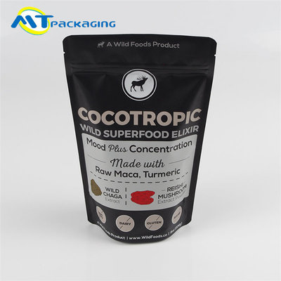 Food Grade Stand Up Gusseted Pouch ISO Certification Full Color Printed
