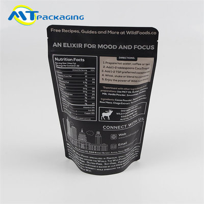 Food Grade Stand Up Gusseted Pouch ISO Certification Full Color Printed