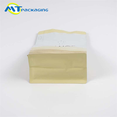 Different color Heat seal  flat bottom pouch with valve plastic bag for roasters coffee