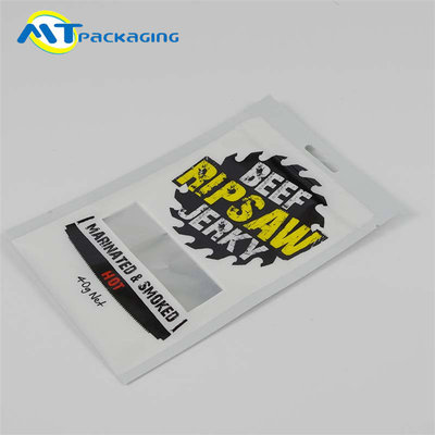 Convenient Storage 3 Side Seal Pouch Customized Printed Logo For Beef