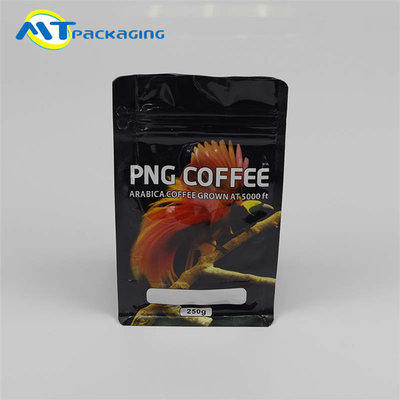 New style customized printing  for flat bottom pouch with zipper and valve