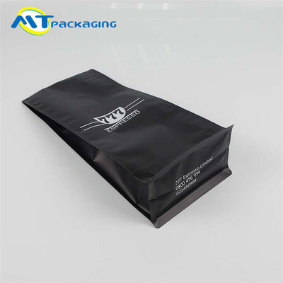 Eight-side coffee packing bag self-sealing custom printing with your logo
