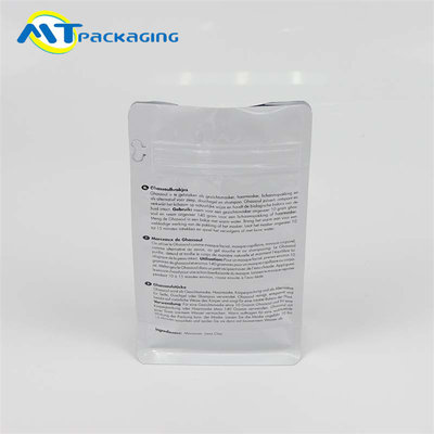 Eight-side packing bag self-sealing custom printing with your logo
